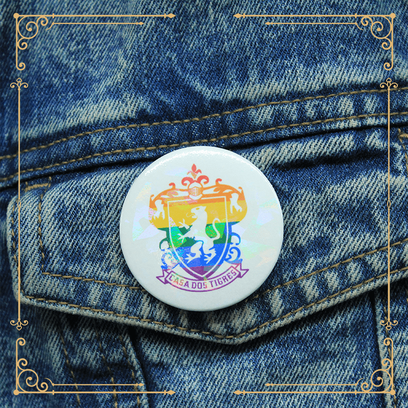 Broche Pride: Casa dos Tigres! - Armazémdo Badiu