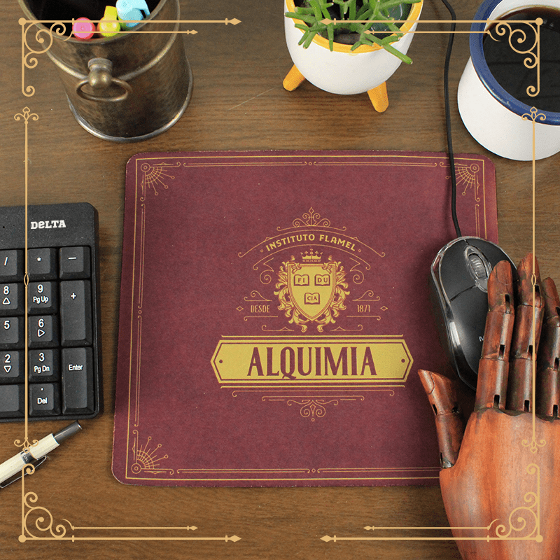 Mouse Pad: Alquimia, Instituto Flamel! - Armazémdo Badiu